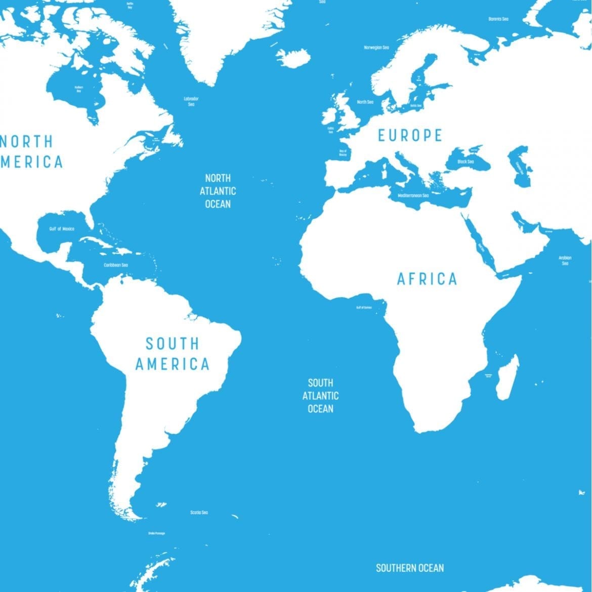 Where is the Southern Ocean on a world map? Southern Ocean facts - Best ...