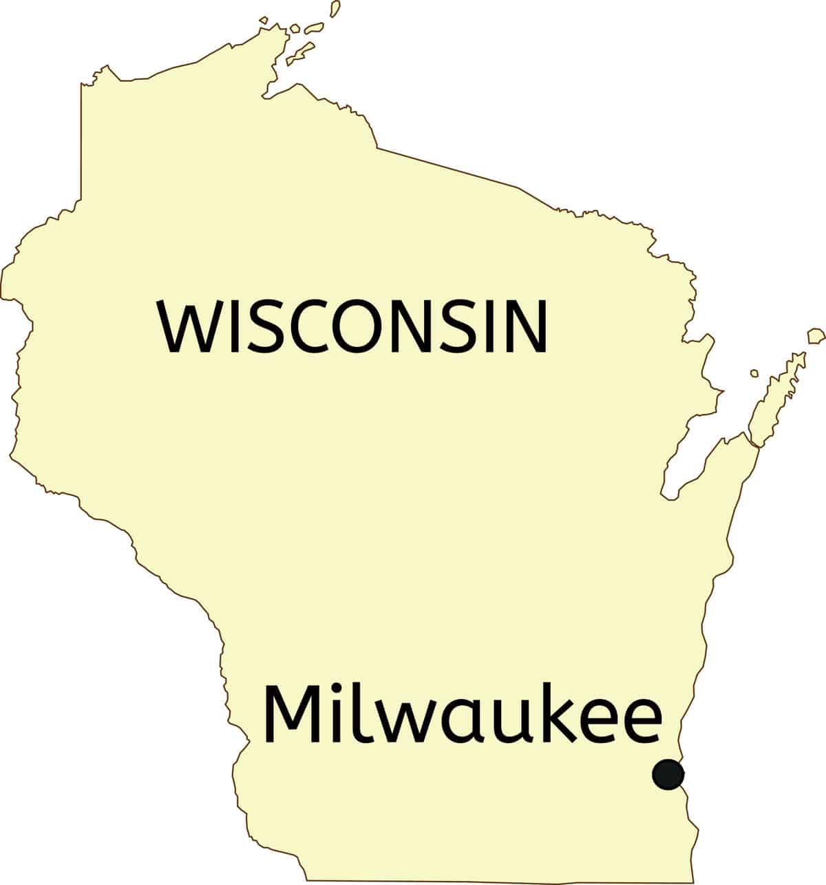 Where Is Milwaukee, Wisconsin Located on the Map? Great places to take ...